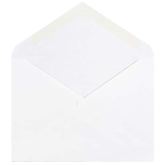 Jam Paper 4 375 X 5 75 White V Flap Invitation Envelopes Michaels